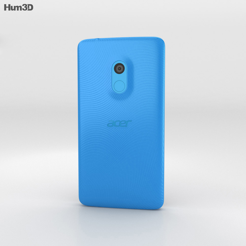 Acer Liquid Z200 Sky Blue 3D model - Download Phones on 3DModels.org