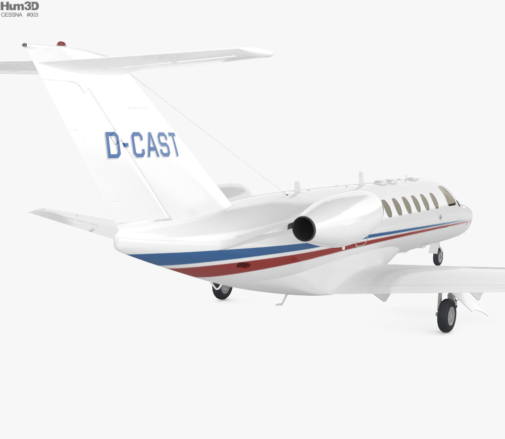 Cessna Citation CJ3 3D model - Download Light Aircraft on 3DModels.org