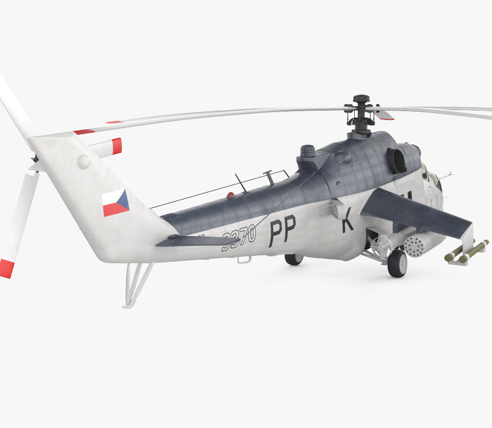 Mil Mi-35 3D model - Download Helicopter on 3DModels.org