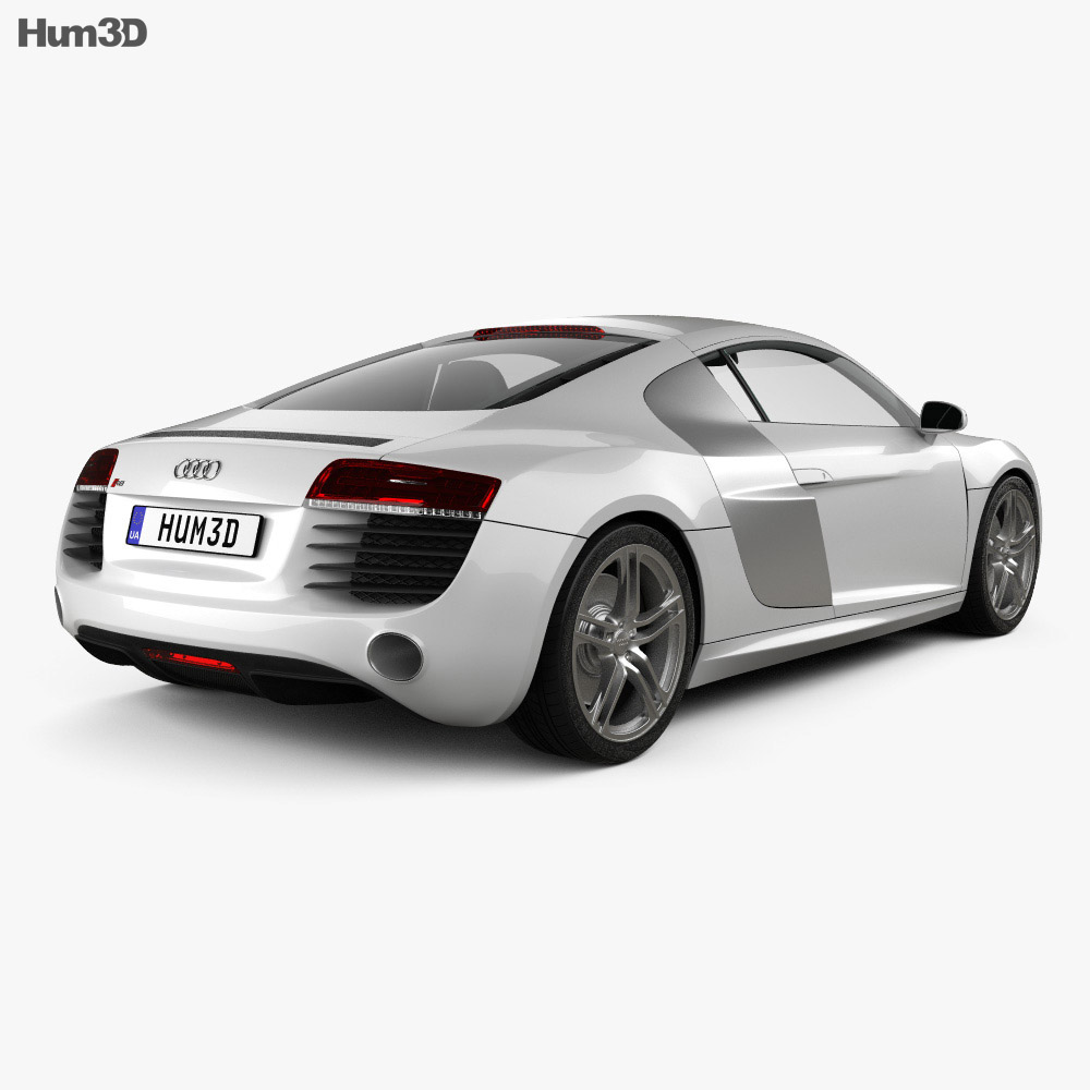 Audi R8 Coupe 2015 3D model - Download Sports car on 3DModels.org