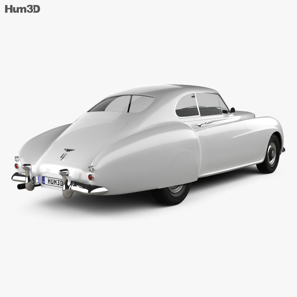 Bentley R-Type Continental 1952 3D model - Download Sports car on ...