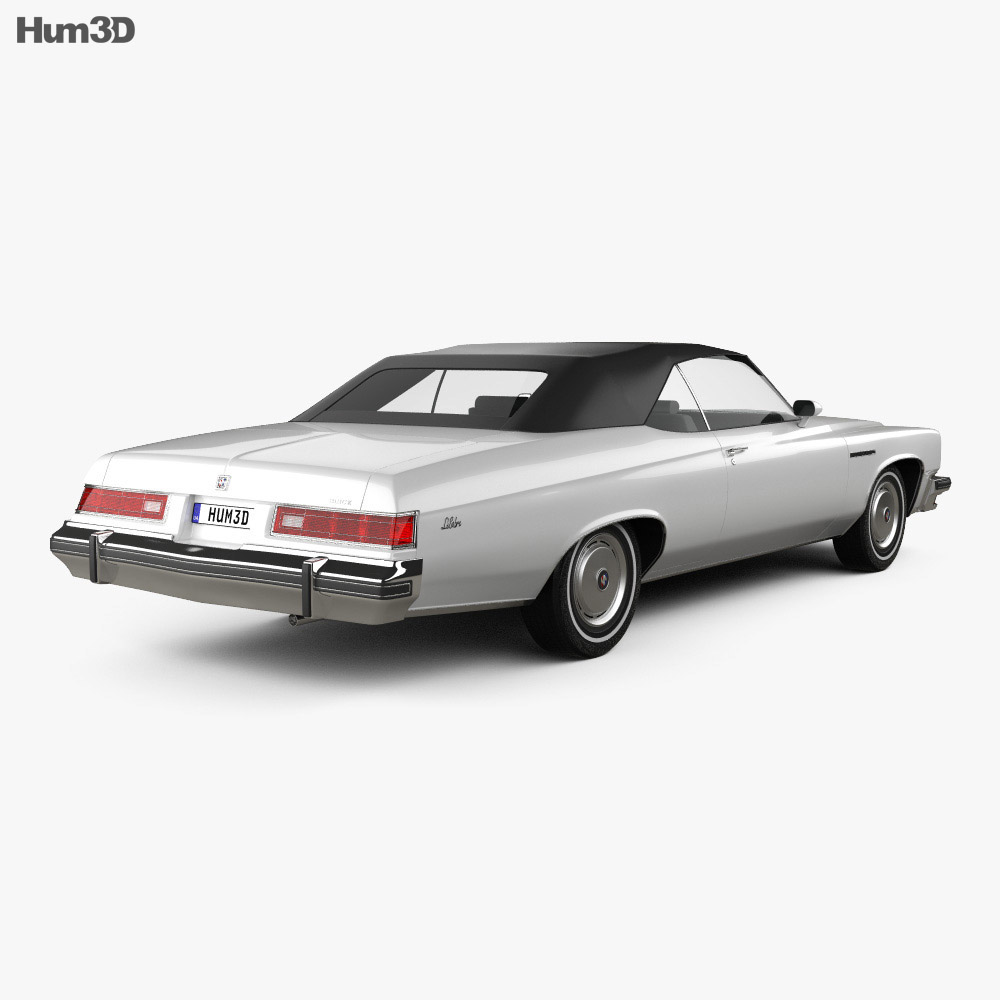 Buick LeSabre convertible 1975 3D model - Download Sports car on ...