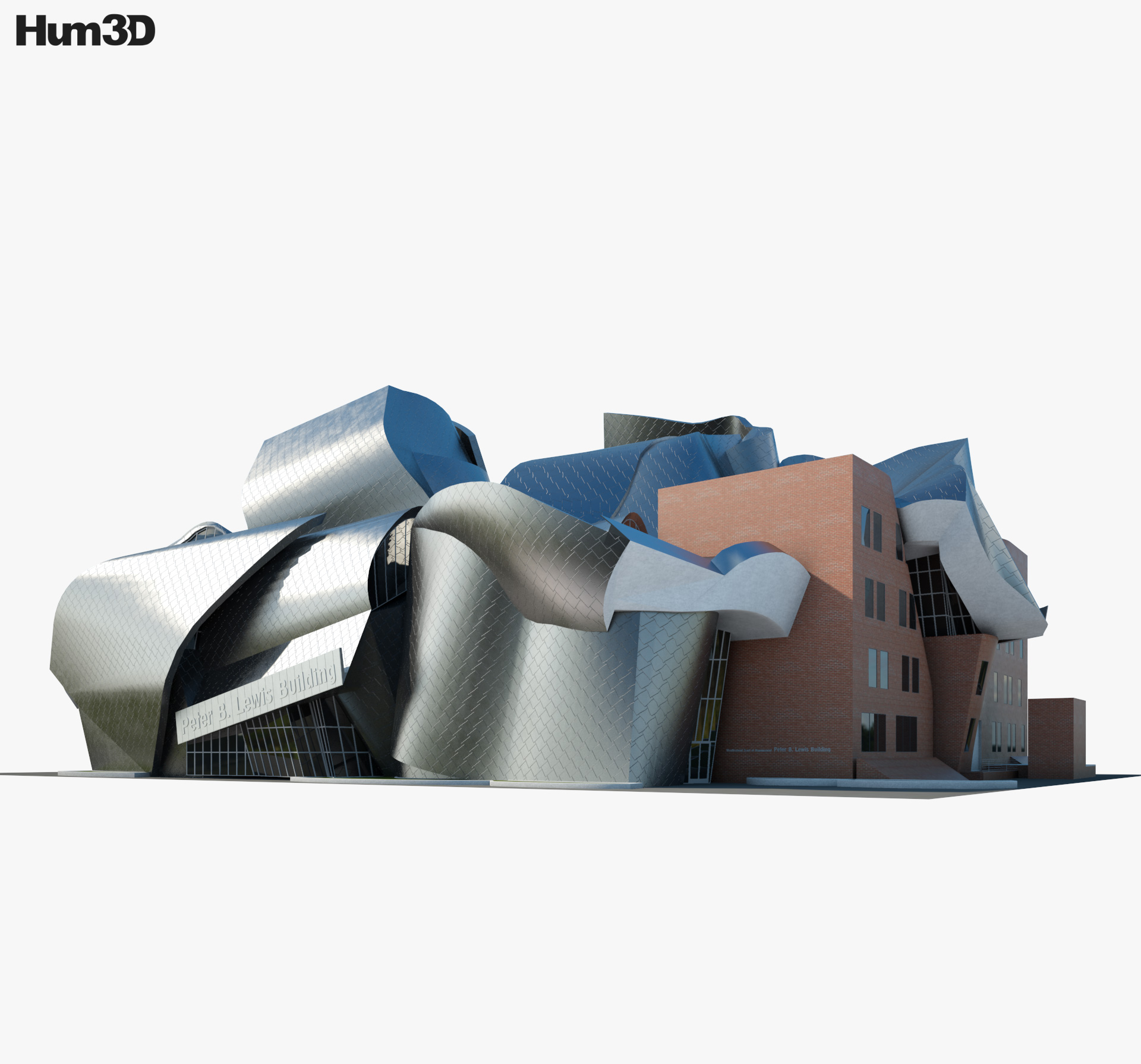 Peter B Lewis Building 3D модель - Скачати Будинки на 3DModels.org
