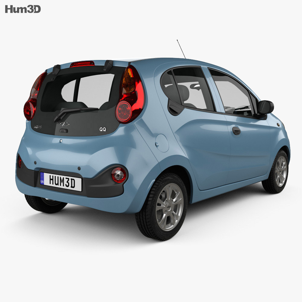 Chery QQ 2016 3D model - Download Hatchback on 3DModels.org