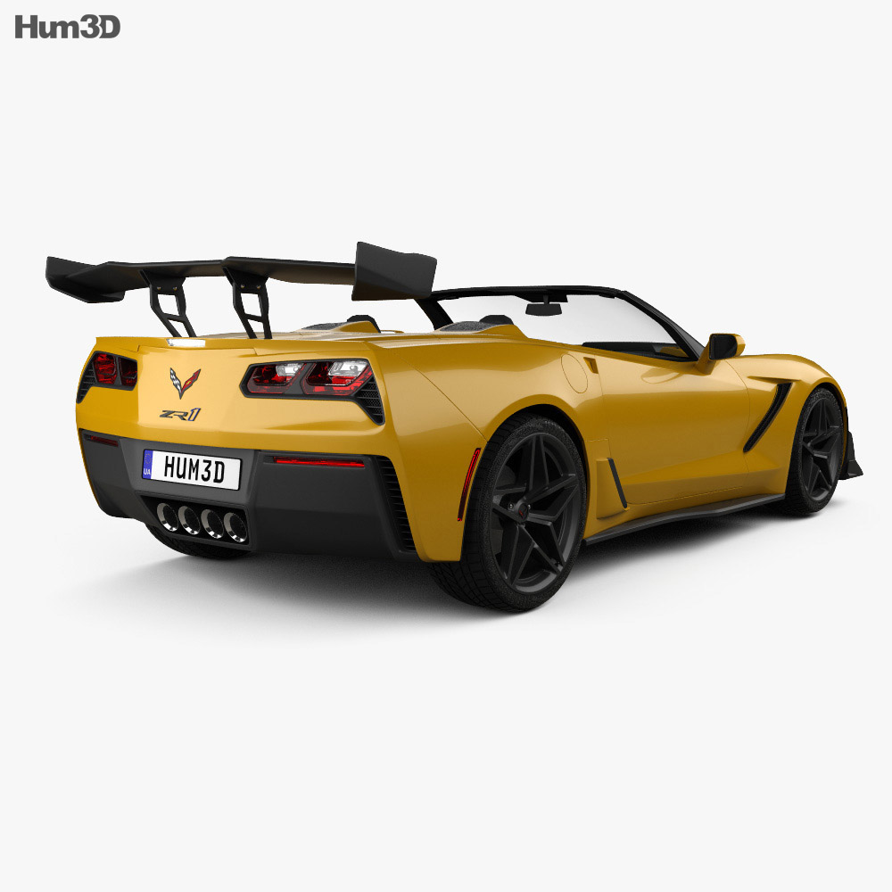 Chevrolet Corvette (C7) descapotable ZR1 2018 Modelo 3D - Descargar ...