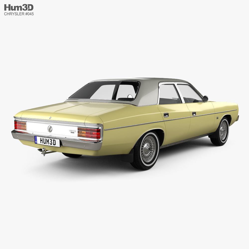 Chrysler Valiant Regal 1978 Modelo 3D - Descargar Sedan on 3DModels.org