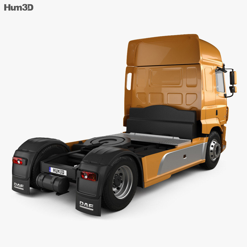 DAF CF Tractor Truck 2016 3D model - Download Truck on 3DModels.org