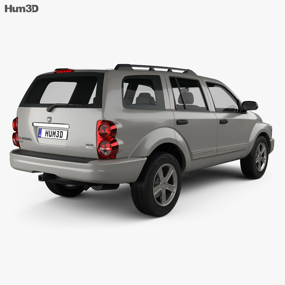 Dodge Durango SLT 2009 3D model - Download Crossover SUV on 3DModels.org