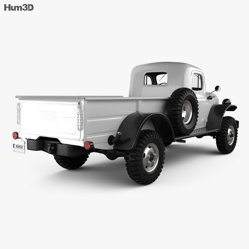Dodge Power Wagon 1946 3D model - Download Truck on 3DModels.org