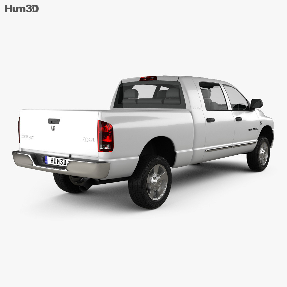 Dodge Ram 1500 Mega Cab Laramie 160-inch Box 2009 3Dモデル - ダウンロード 乗り物 on ...