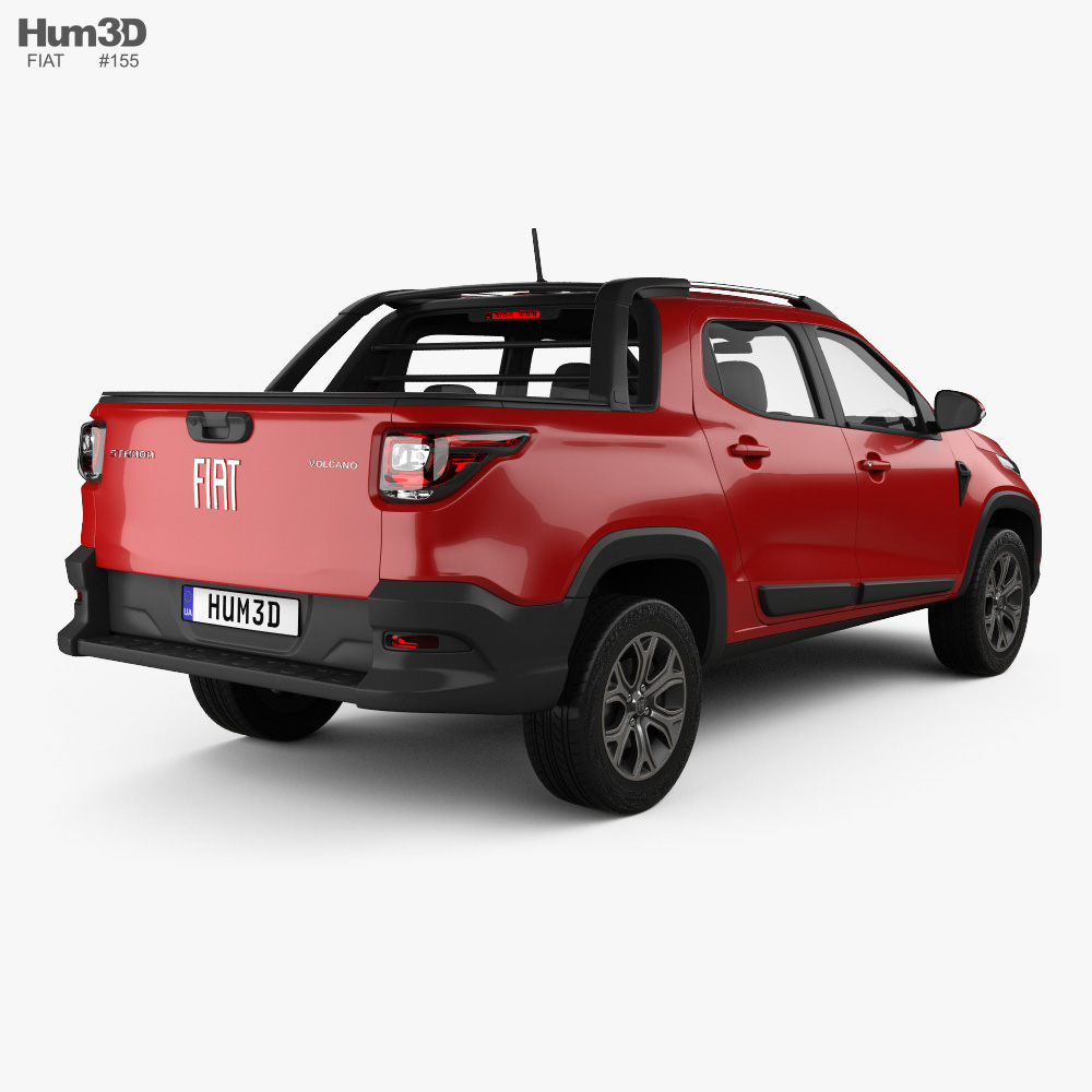 Fiat Strada CD Volcano 2023 Modelo 3D - Descargar Pickup on 3DModels.org