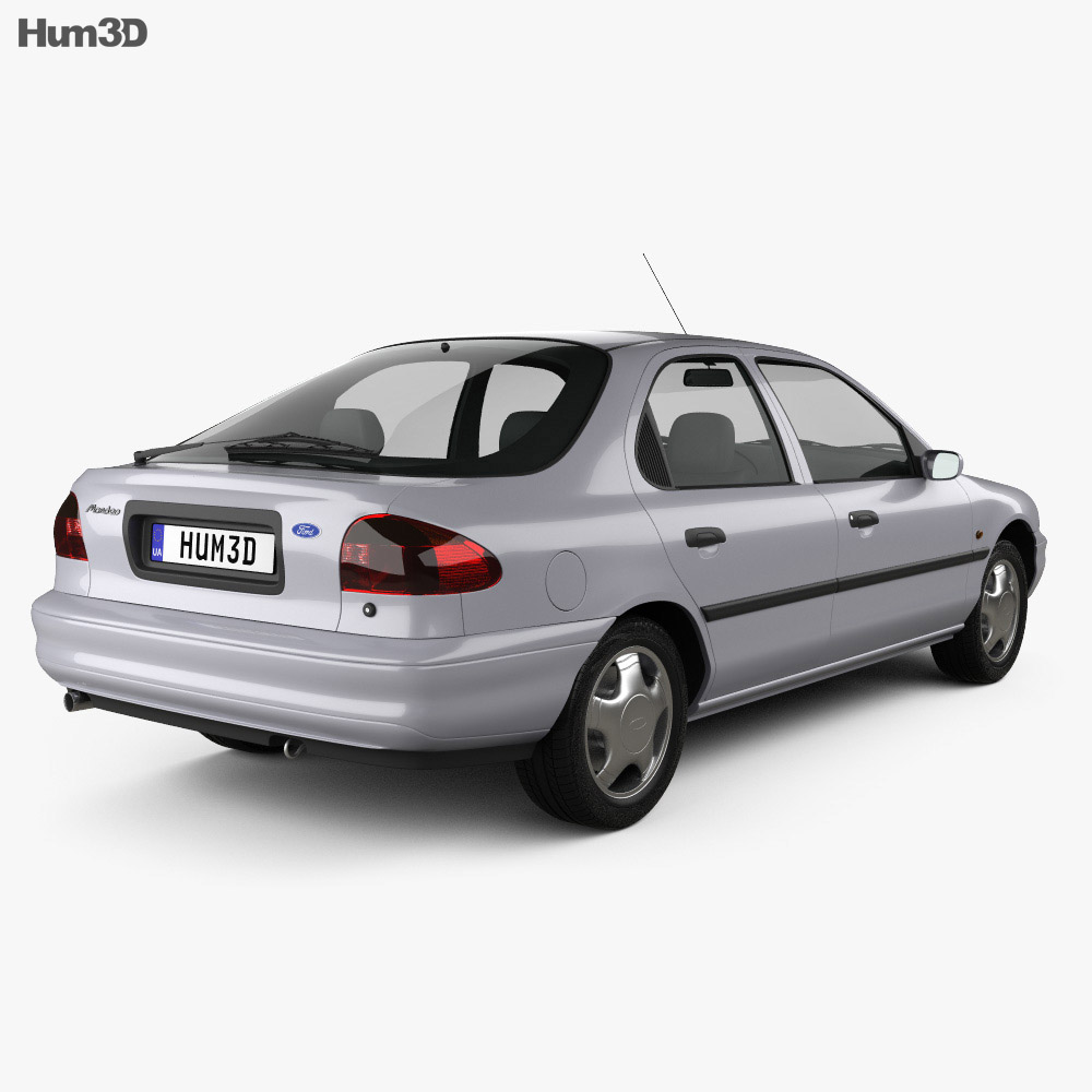 Ford Mondeo hatchback 1996 Modelo 3D - Baixar Hatchback no 3DModels.org
