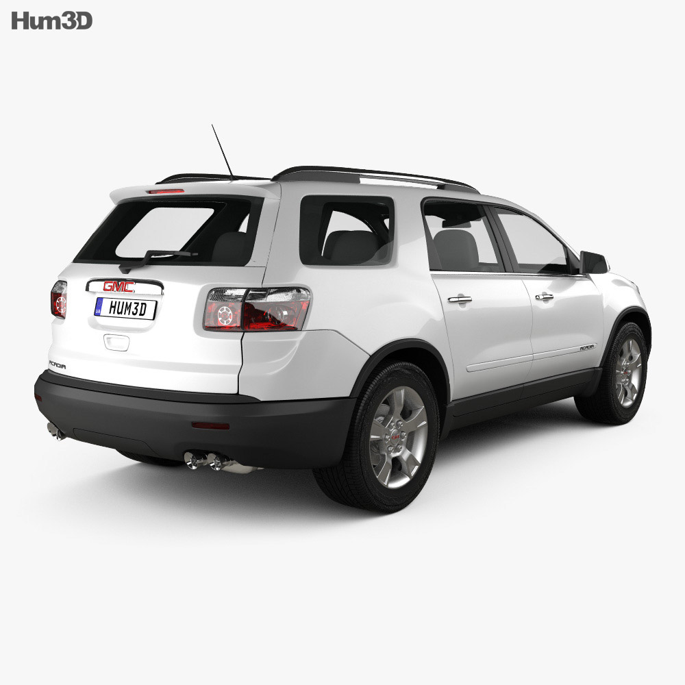 GMC Acadia 2014 3D model - Download Crossover SUV on 3DModels.org