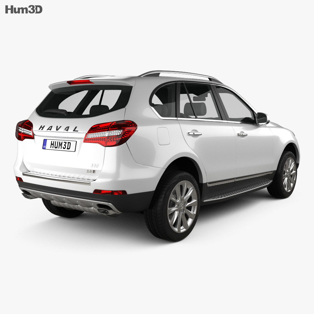 Great Wall Haval H8 2016 3D model - Download Crossover SUV on 3DModels.org