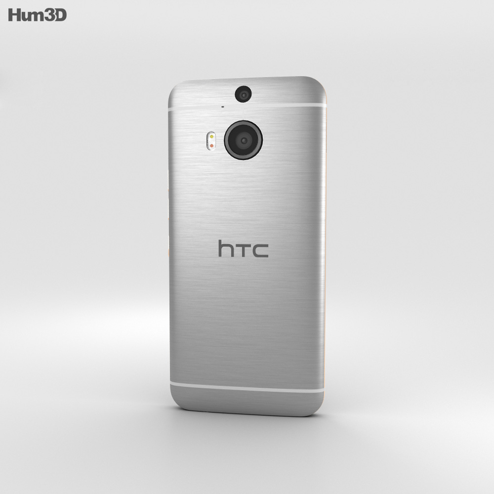 HTC One M9+ Silver Gold 3D model - Download Phones on 3DModels.org