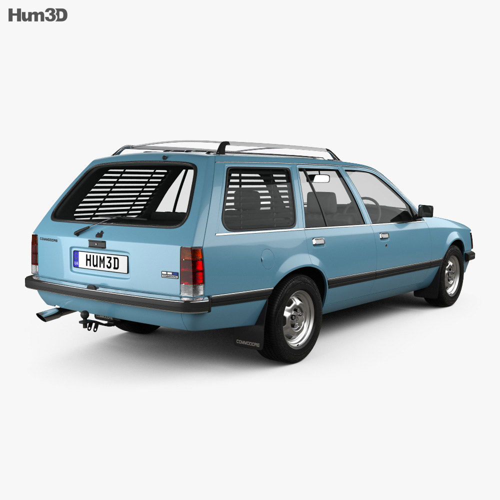 Holden Commodore Wagon 2018 3D model - Download Wagon car on 3DModels.org