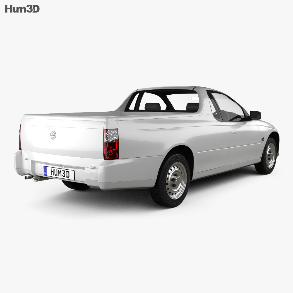Holden VZ Ute 2007 3D model - Download Pickup on 3DModels.org