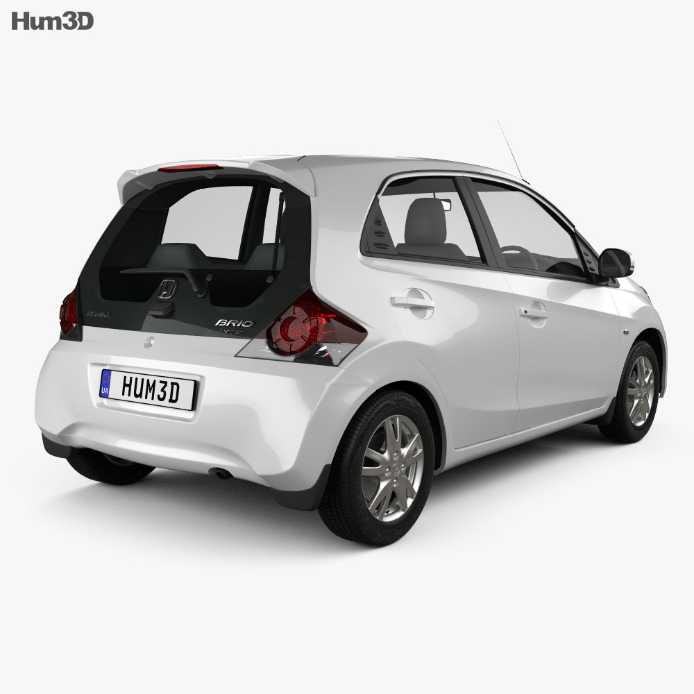 Honda Brio hatchback 2015 3D model - Download Hatchback on 3DModels.org