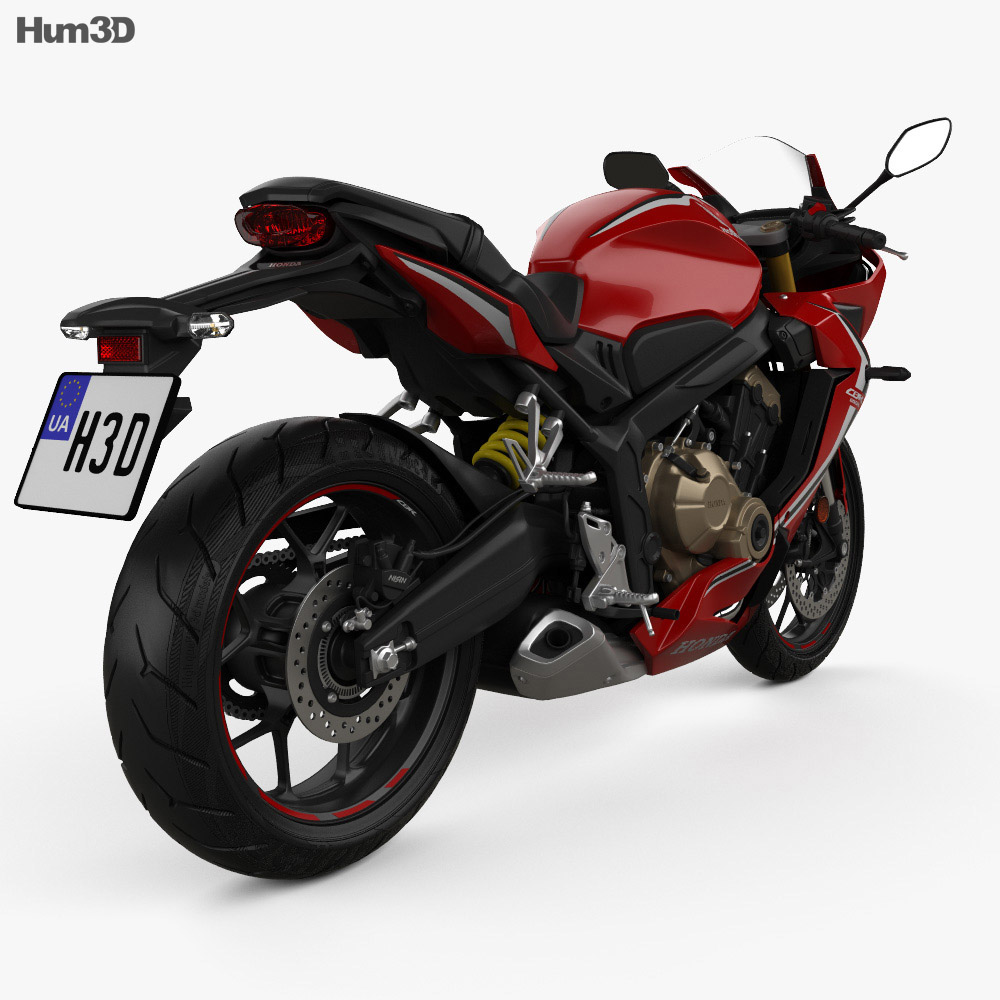 Honda CBR650R 2019 3D model - Download Motorcycle on 3DModels.org