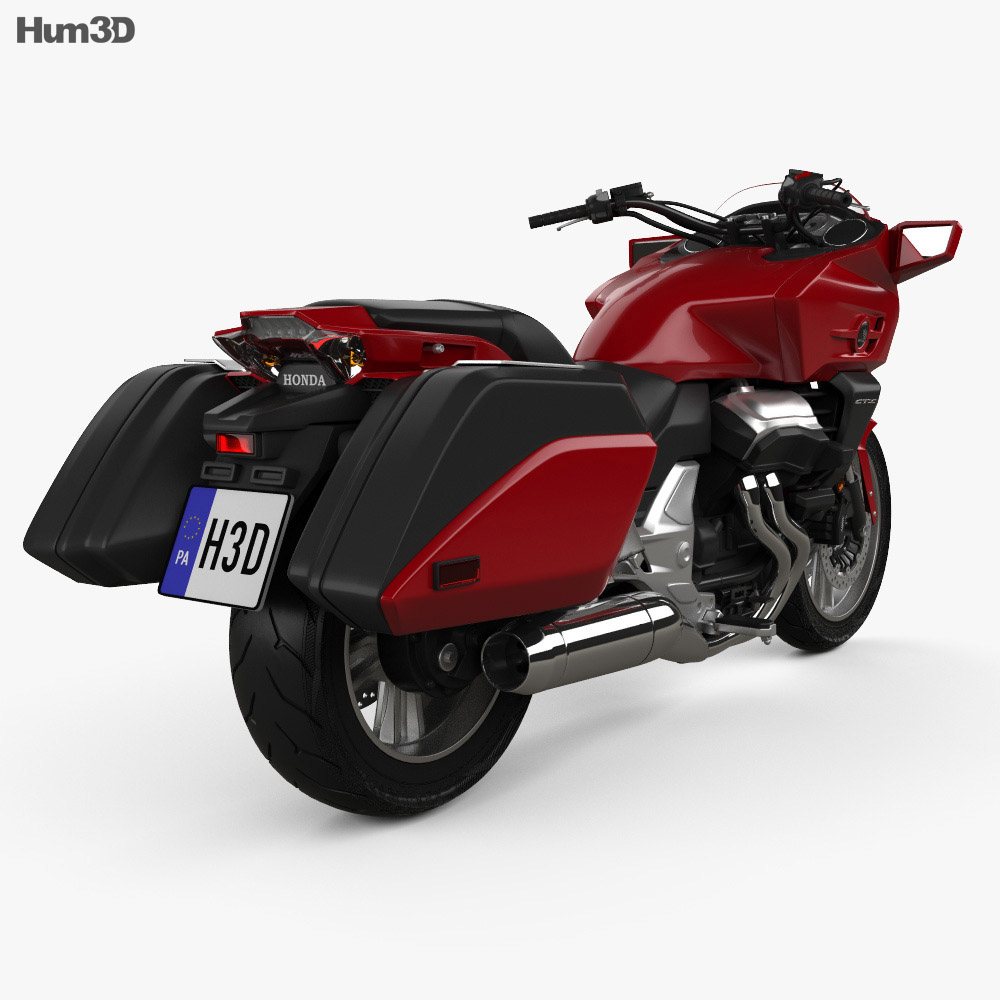 Honda CTX1300 2012 3D model - Download Motorcycle on 3DModels.org