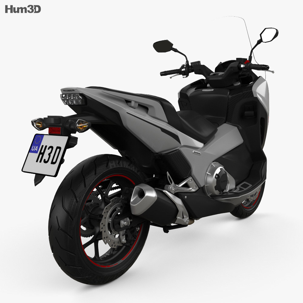 Honda NC750D INTEGRA ABS DCT 2019 3D model - Download Motorcycle on ...