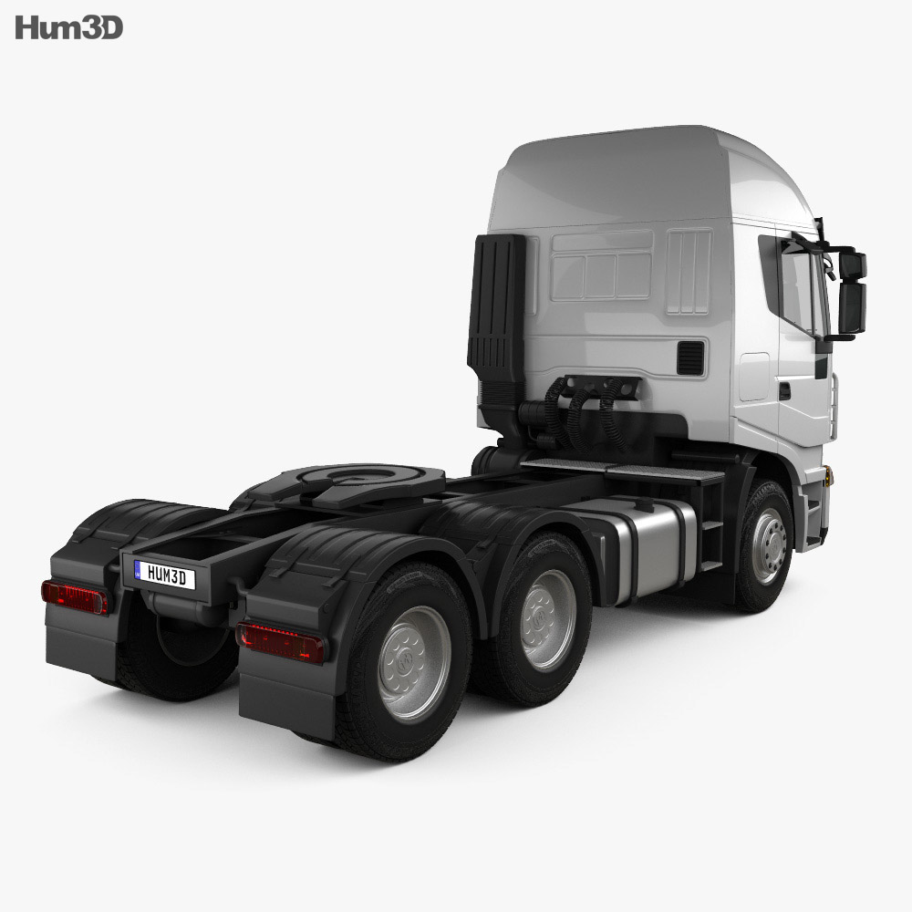 Hongyan Genlyon 380 Tractor Truck 2017 3D model - Download Truck on ...