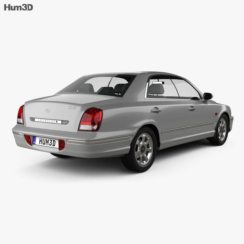 Hyundai Grandeur 2005 3D model - Download Sedan on 3DModels.org