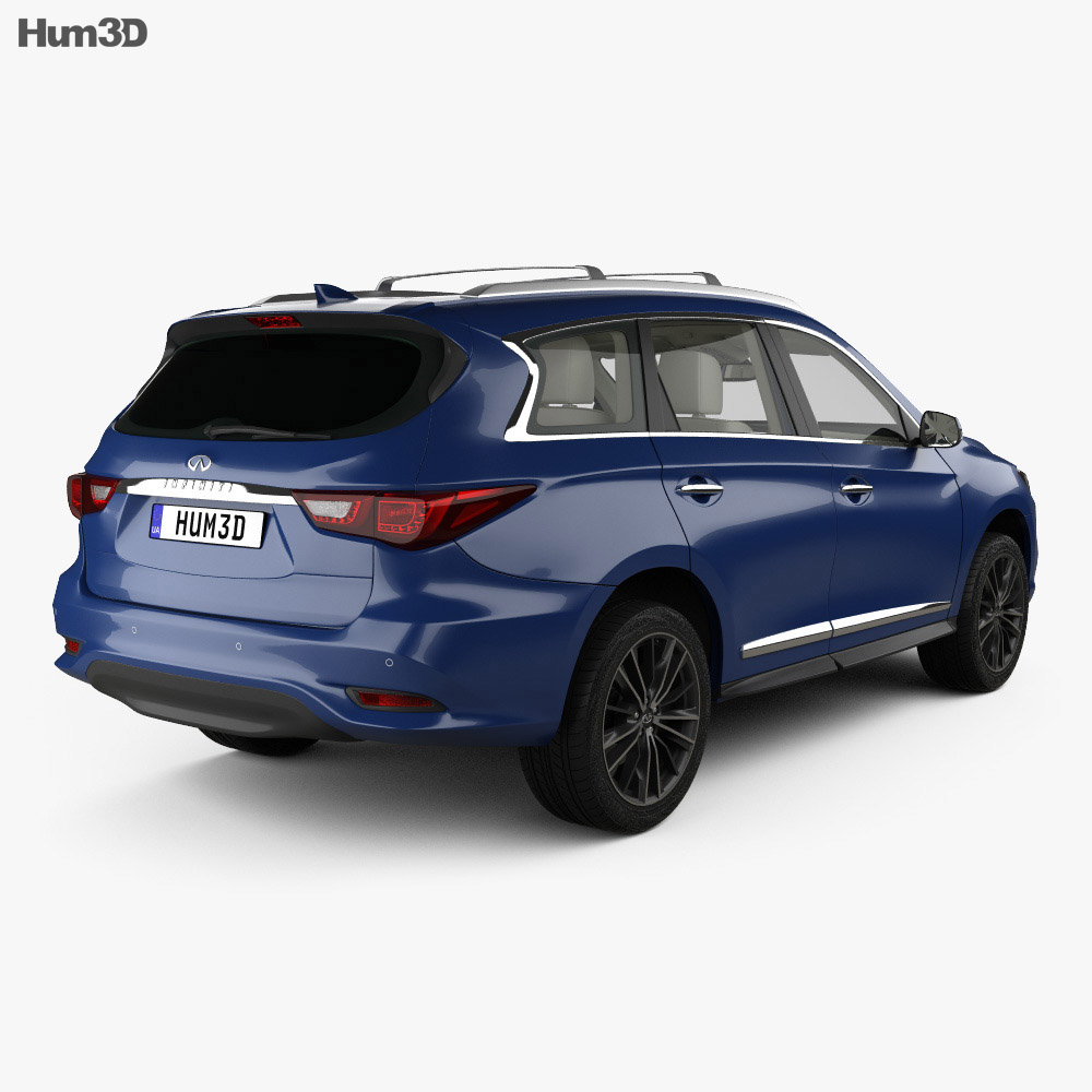 Infiniti QX60 with HQ interior 2019 3D model - Download Crossover SUV ...