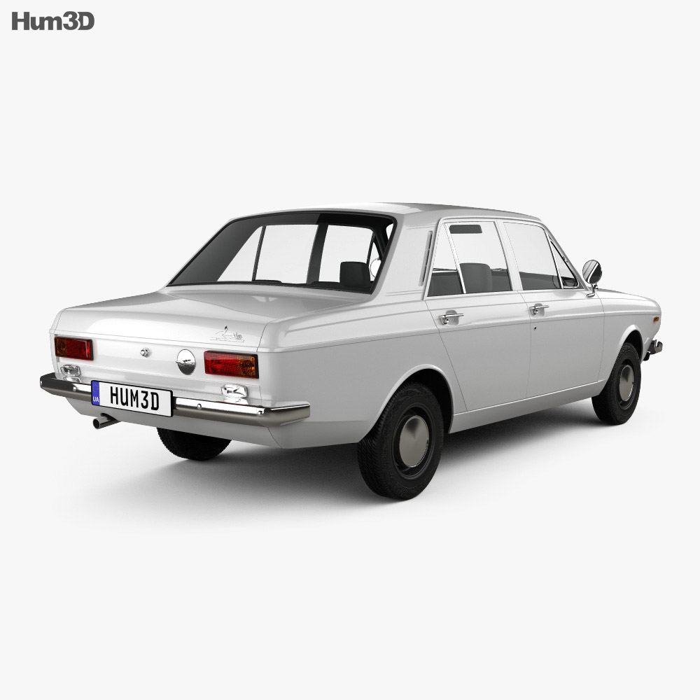 Iran Khodro Paykan 1967 3D model - Download Sedan on 3DModels.org