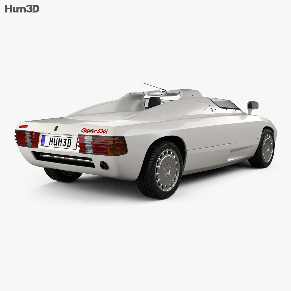 Isdera Spyder 036i 1991 3D model - Download Sports car on 3DModels.org