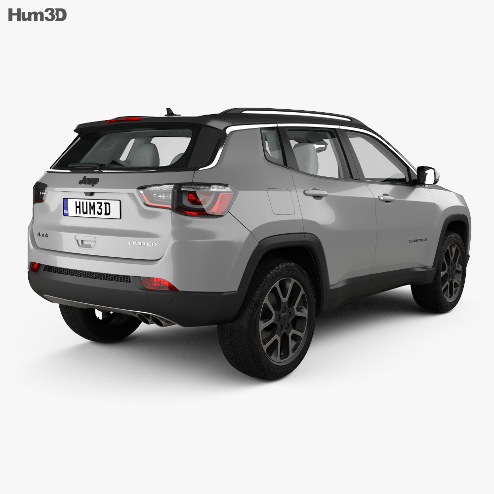 Jeep Compass Limited 인테리어 가 있는 2021 3D 모델 - 다운로드 Crossover SUV on ...