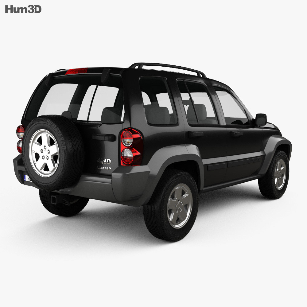 Jeep Liberty KJ Limited 2007 3D model - Download Crossover SUV on ...