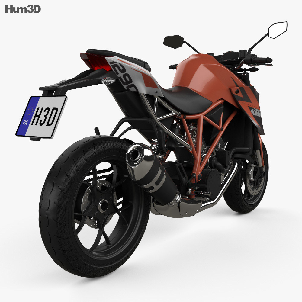 KTM 1290 Super Duke R 2014 3D 모델 - 다운로드 모터사이클 on 3DModels.org