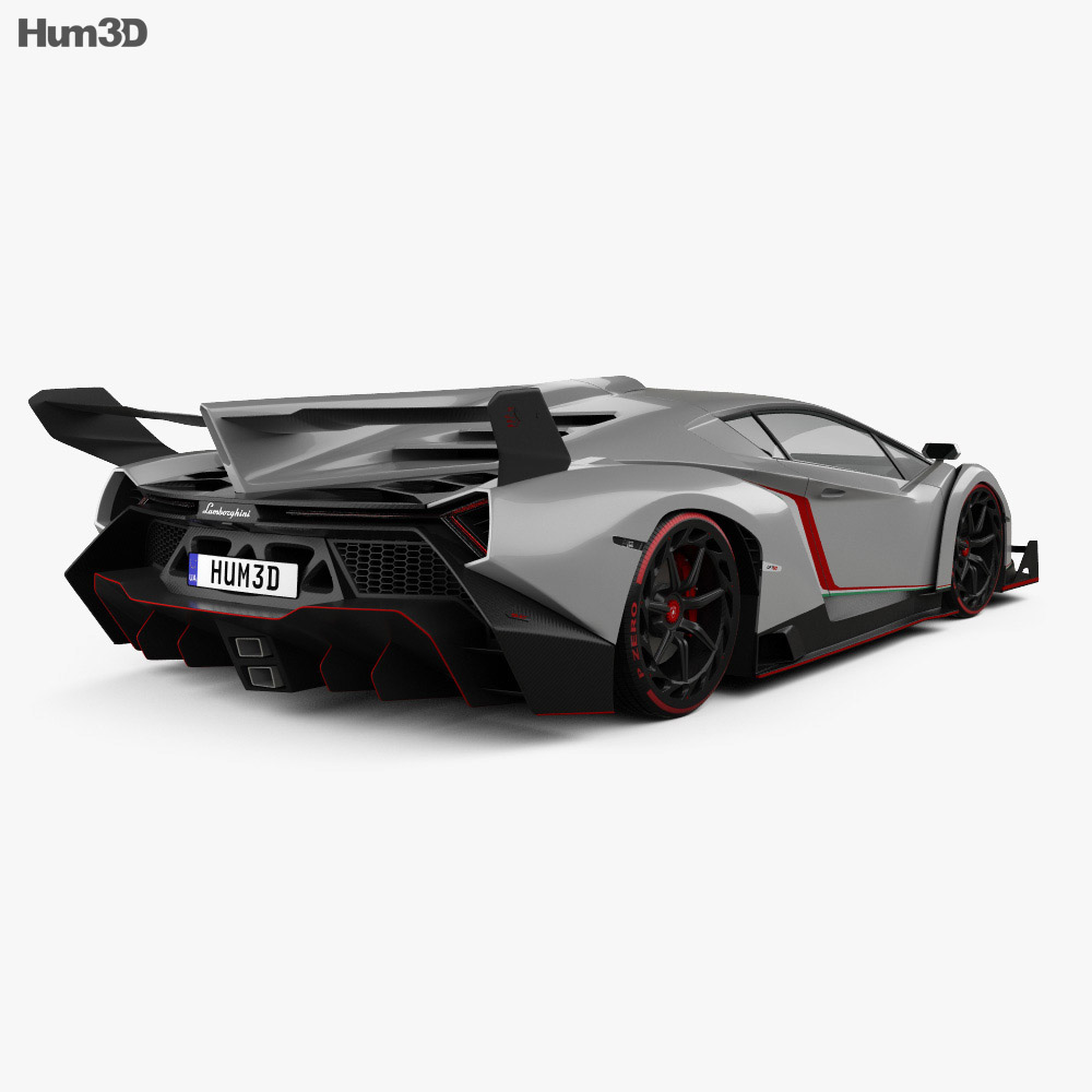 Lamborghini Veneno 2013 Modelo 3D - Descargar Sports car on 3DModels.org