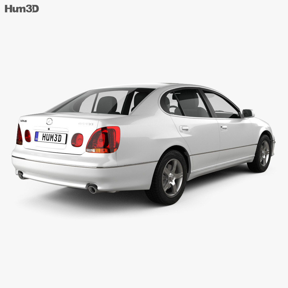 Lexus GS (S160) 2004 3D model - Download Sedan on 3DModels.org