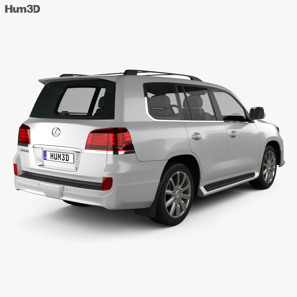 Lexus LX Sport 2012 3D model - Download Crossover SUV on 3DModels.org