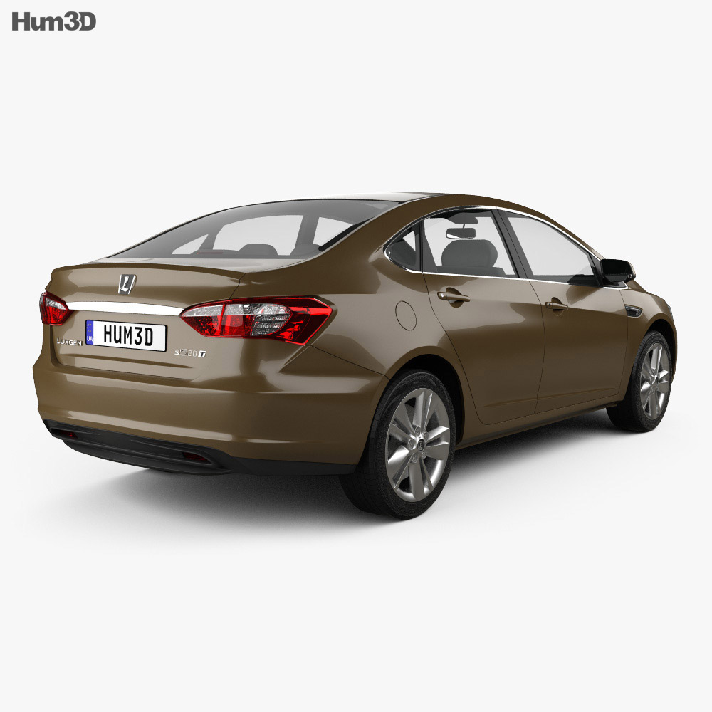 Luxgen 5 sedan 2015 3D model - Download Sedan on 3DModels.org