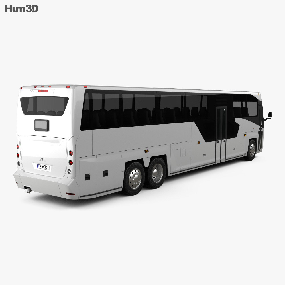 MCI D45 CRT LE Coach Bus 2018 3D model - Download Bus on 3DModels.org