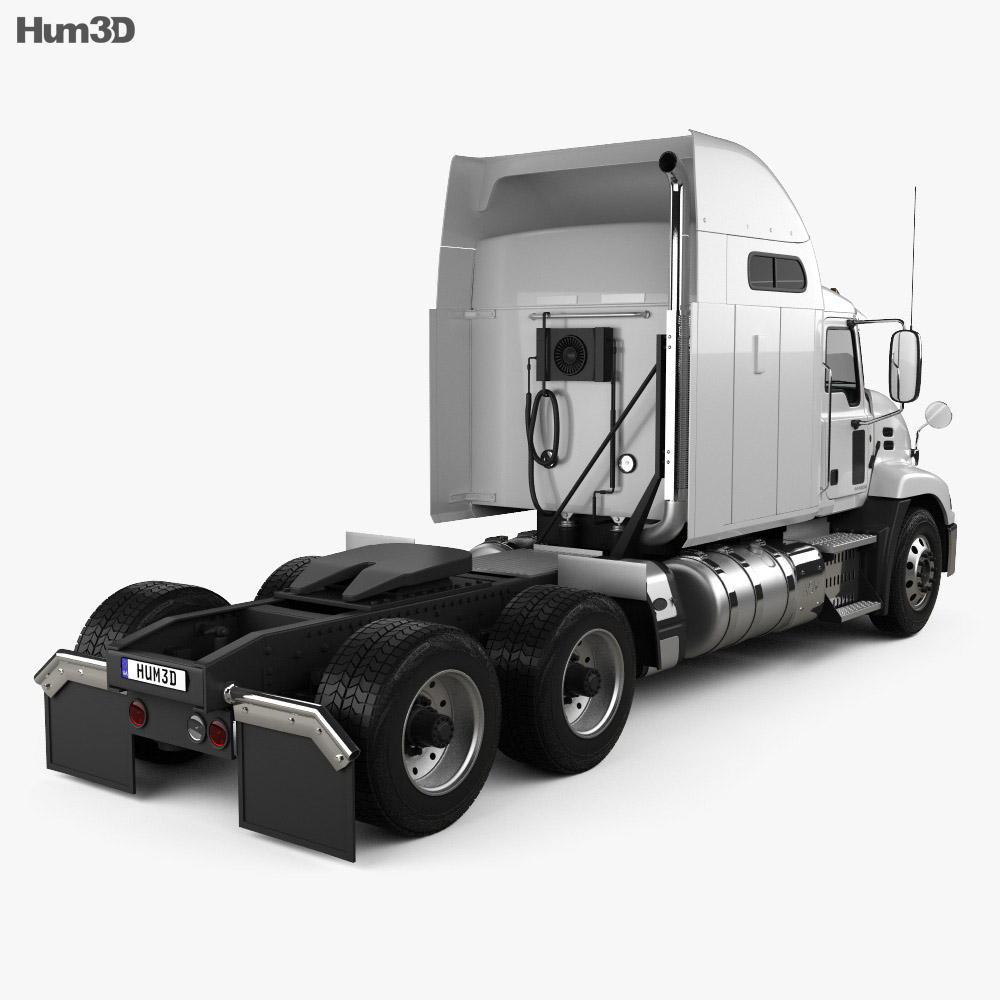 Mack Vision CX613 Sleeper Cab Сідловий тягач 2011 3D модель - Скачати ...