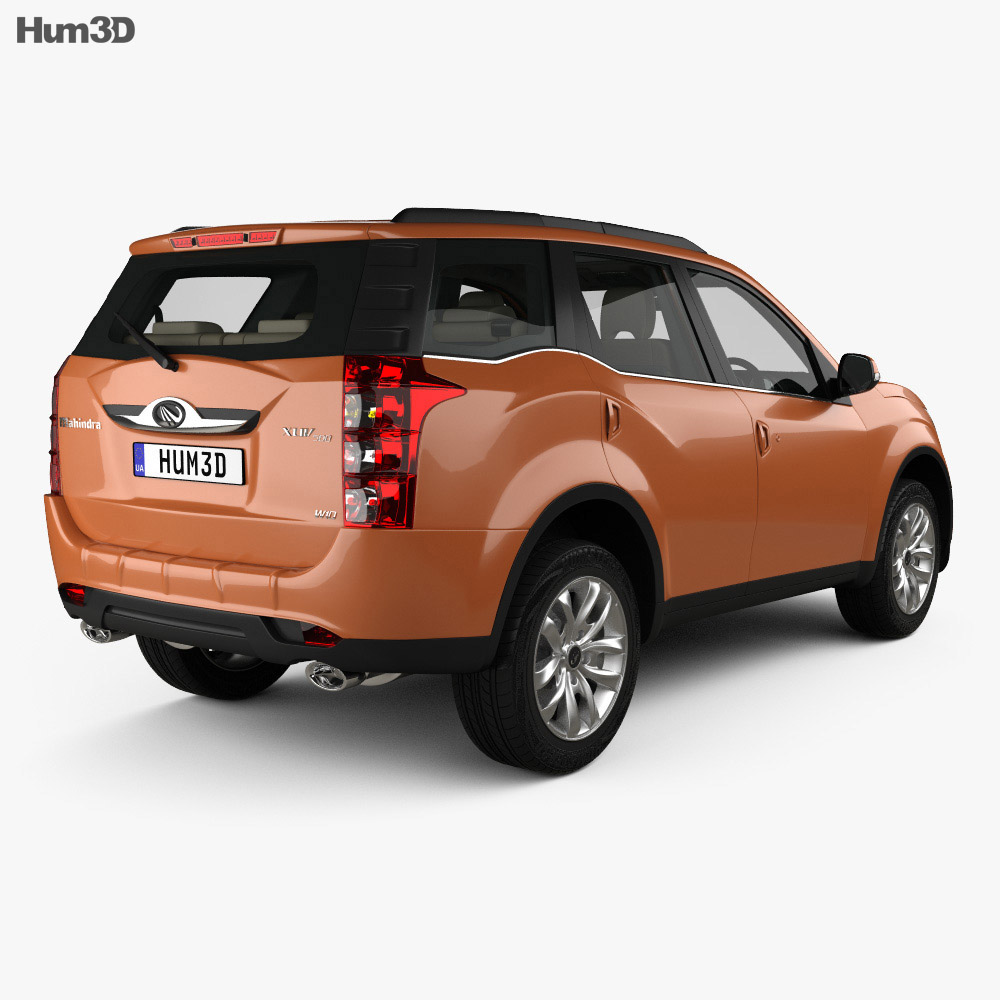 Mahindra XUV 500 with HQ interior 2018 3D model - Download Crossover ...
