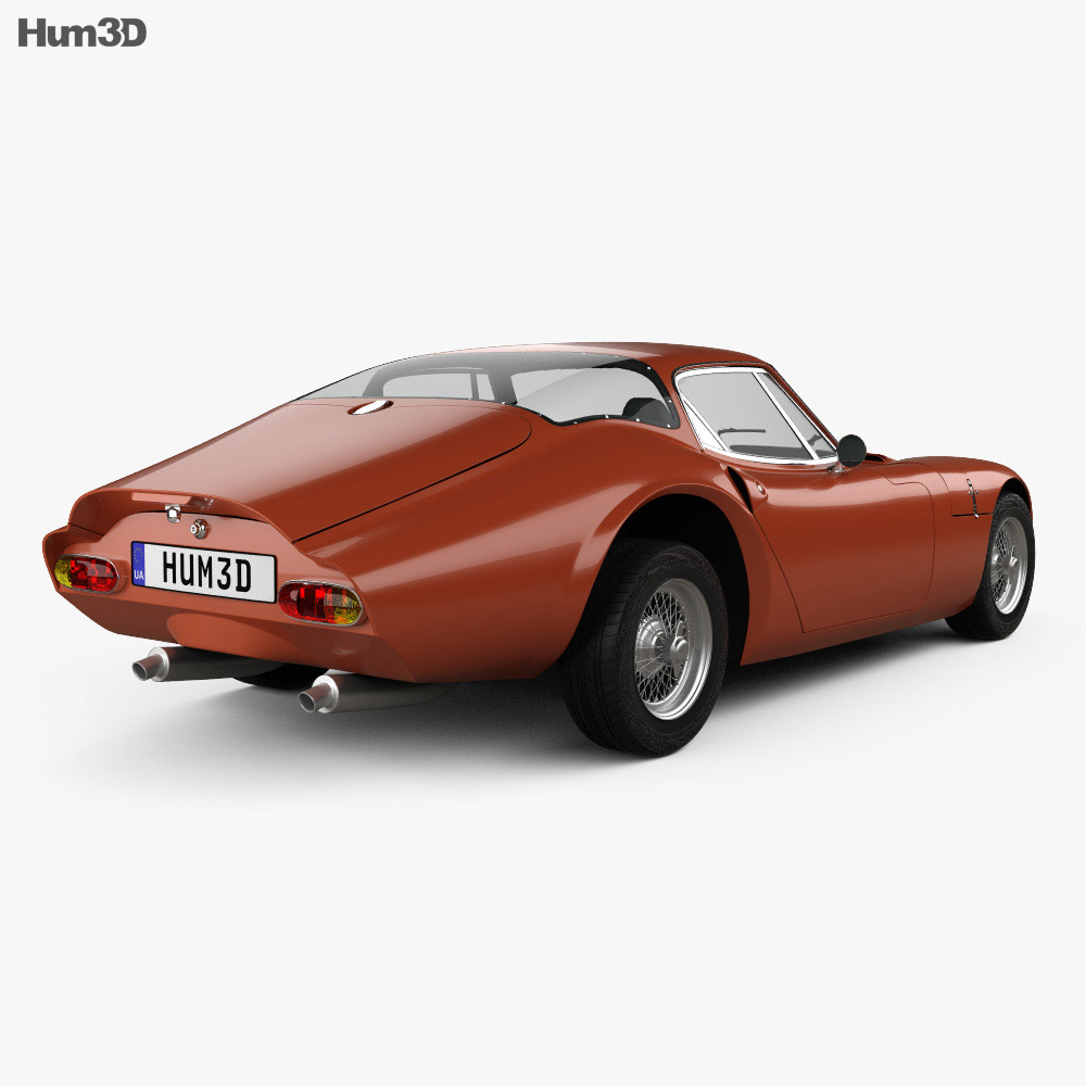 Marcos 1600 GT 1972 3D model - Download Sports car on 3DModels.org