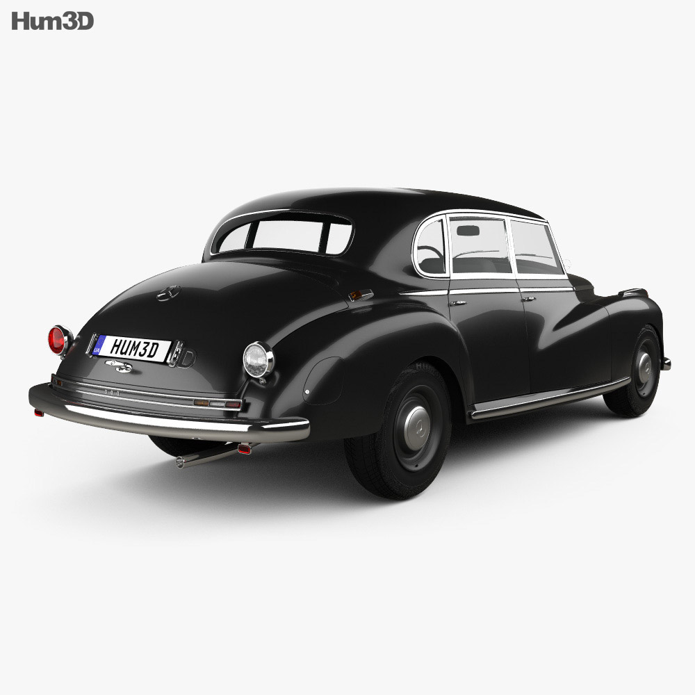 Mercedes-Benz 300 (W186) Limusina 1951 Modelo 3D - Descargar Sedan on ...
