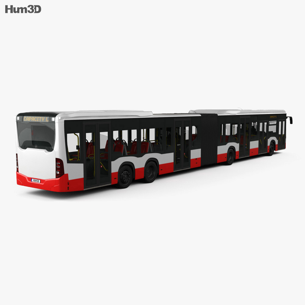 Mercedes-Benz CapaCity L 5-door bus with HQ interior 2014 3D model ...