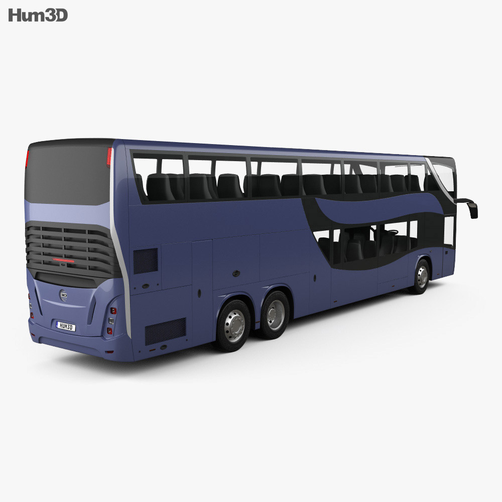 Mercedes-Benz MCV 800 Double-Decker Bus 2019 3D model - Download Bus on ...