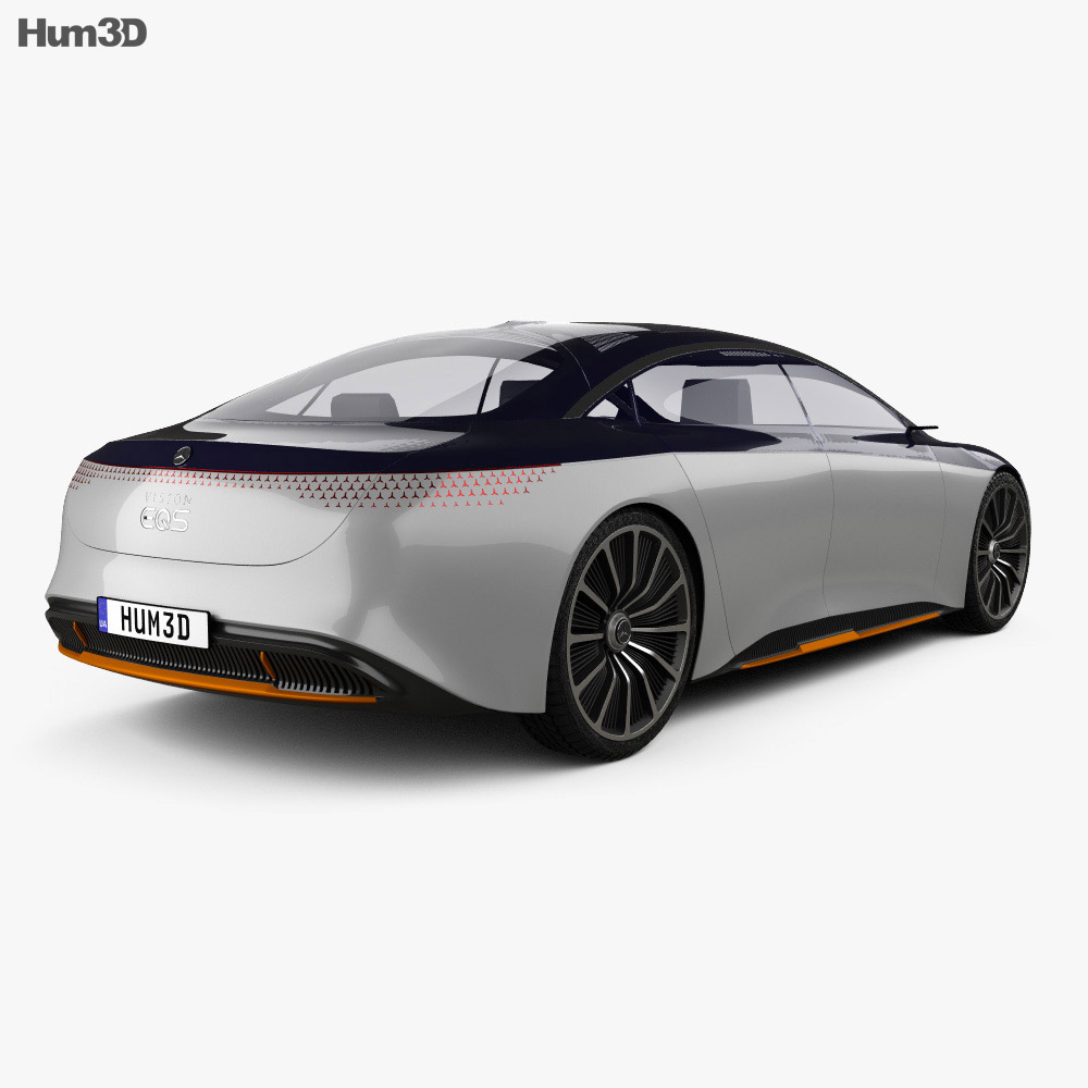 Mercedes-Benz Vision EQS 2019 Modelo 3D - Descargar Sedan on 3DModels.org