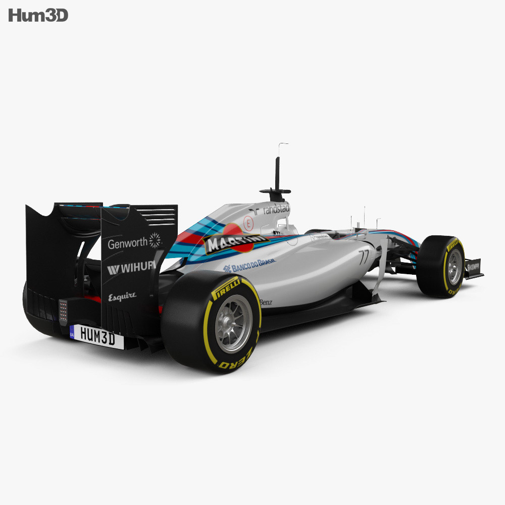 Williams FW36 2014 3D model - Download Sports car on 3DModels.org