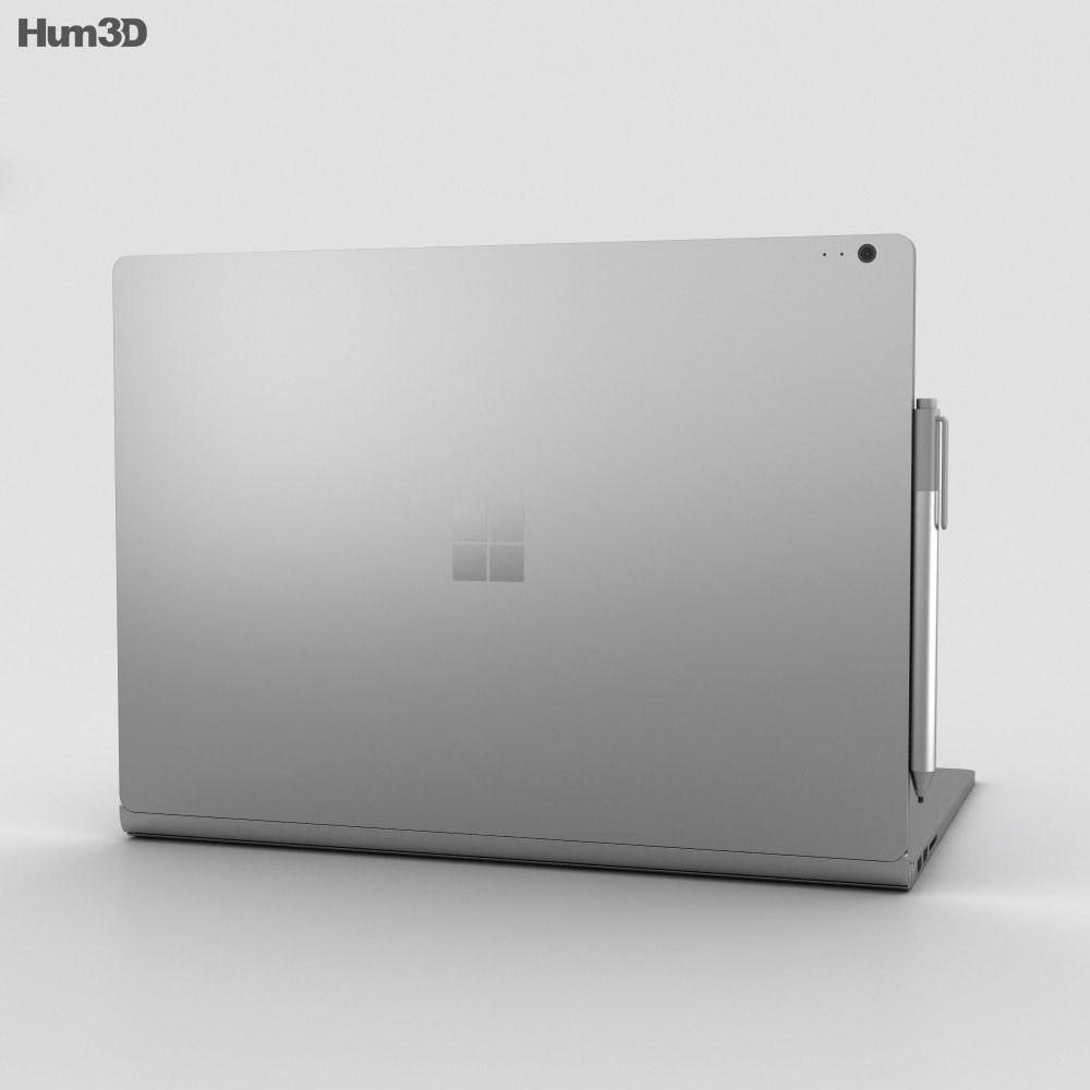 Microsoft Surface Book 3D model - Download Tablet on 3DModels.org