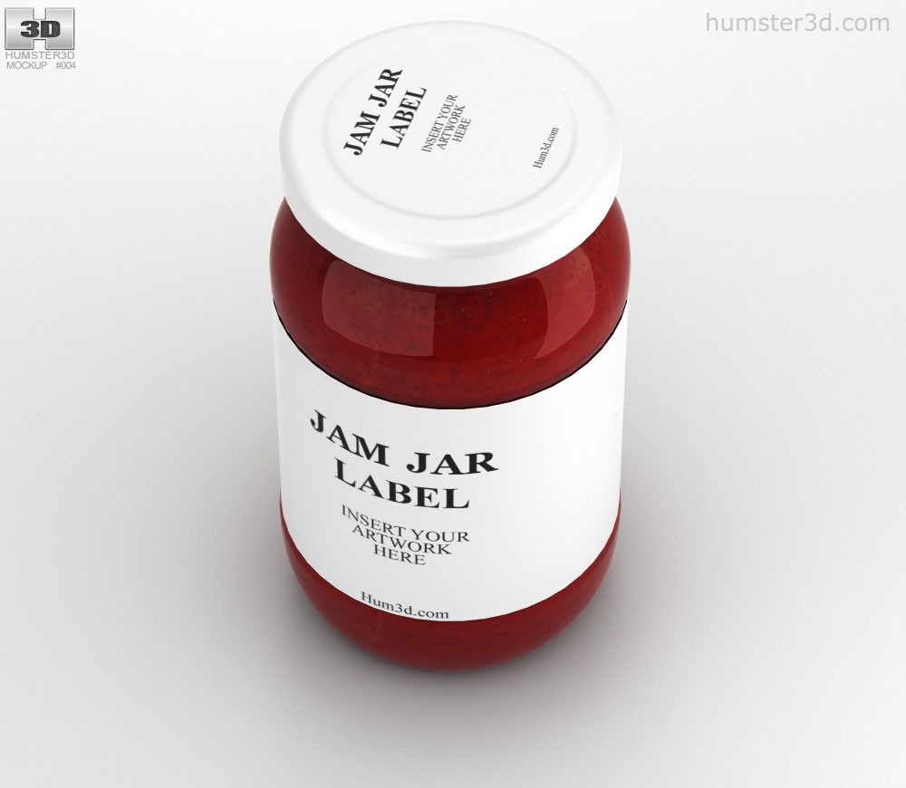 Jam Jar 3D model - Download Bottles, Cans on 3DModels.org