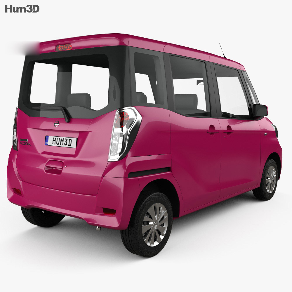 Nissan Dayz Roox 2016 3D model - Download Hatchback on 3DModels.org