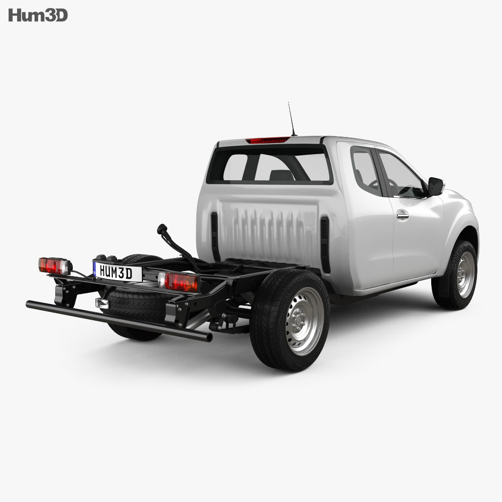Nissan Navara King Cab Chassis 2018 Modelo 3D - Baixar Pickup no ...